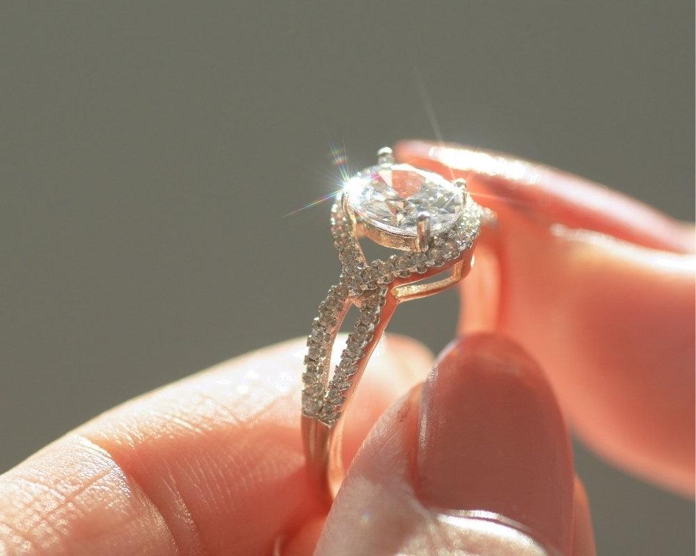 Design Lab Diamond Engagement Ring with New World Diamonds