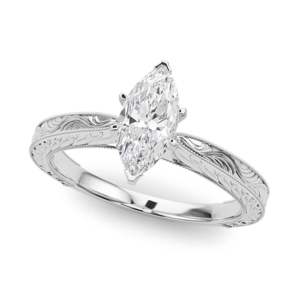 Addison Marquise Solitaire Engagement Ring For Women | Lab-Grown