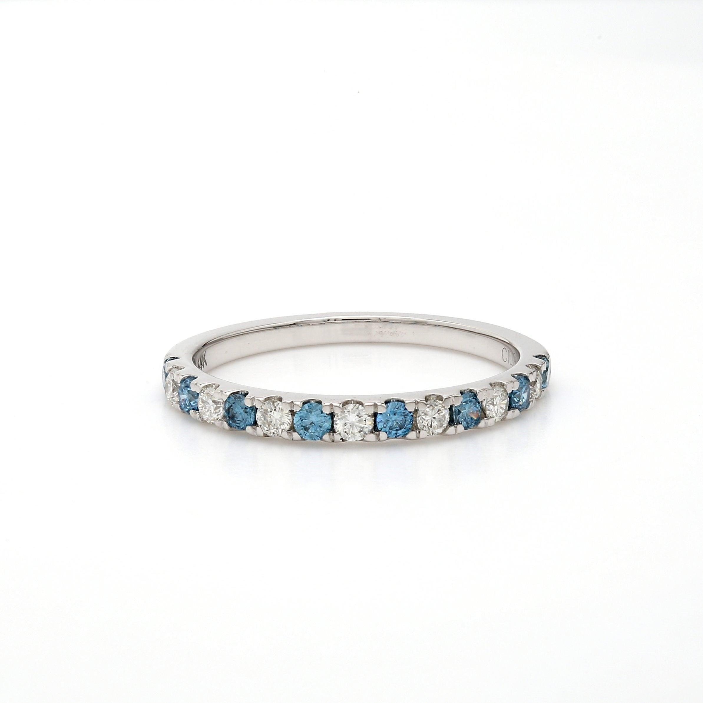 Diamond Rings | Lag Grown Diamonds Blue Colors| Wedding Bands | Gifts ...