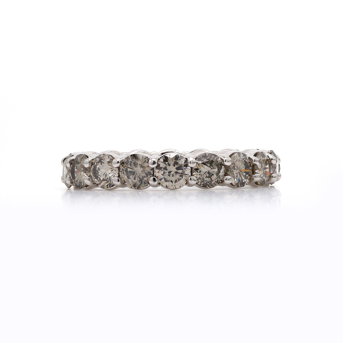 2 1/2 Ct. T.W. Smoky Lab-Grown Diamond 14K White Gold Eternity | Lab ...